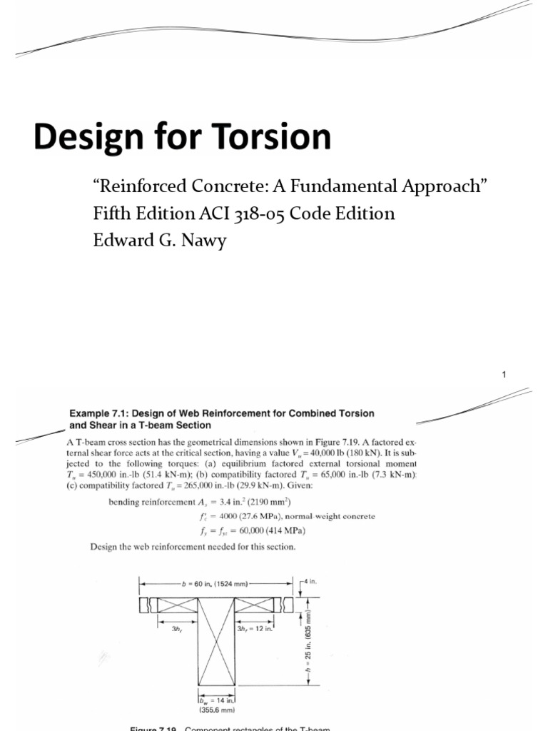 Example On Torsion Design | PDF