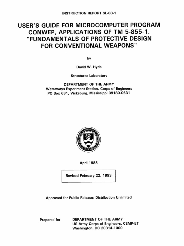 ConWep Manual | PDF