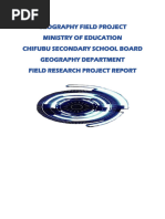 GEO FIELD PROJECT - LOADSHEDDING SAMPLE BY D PHIRI | PDF | Renewable ...