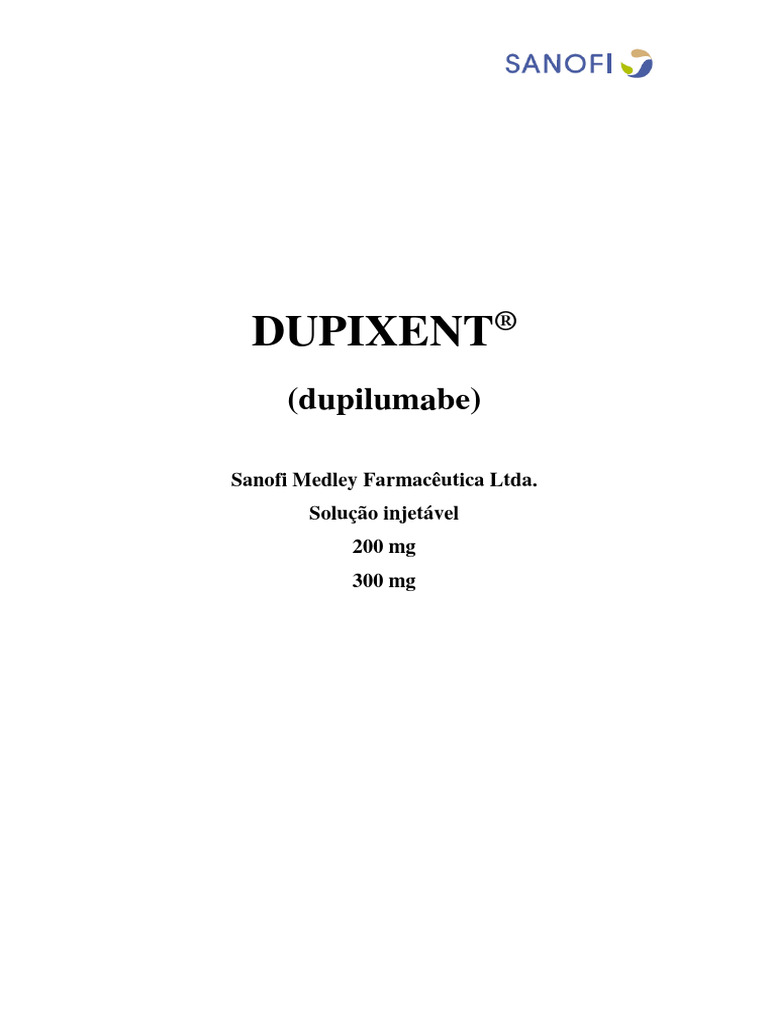 Bula do Dupixent (dupilumabe) | PDF | Alergia | Asma