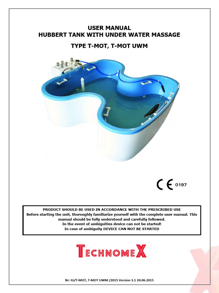 User Manual for T-MOT Underwater Massage Tank | PDF | Radio | Transmitter
