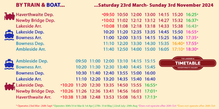 2024 Timetable | PDF