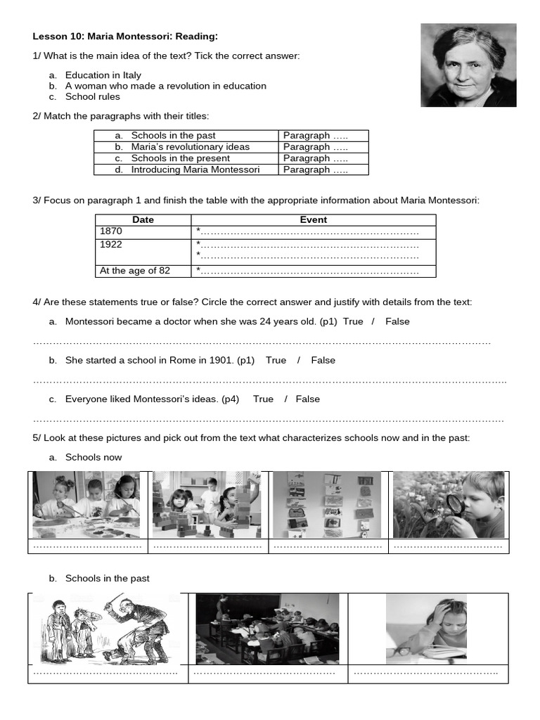 L10 Maria Montessori | PDF