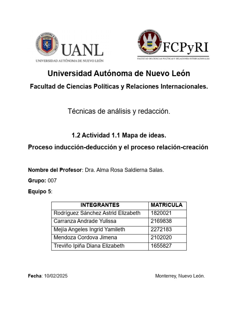 Act1.1 Eq5 Tar | PDF