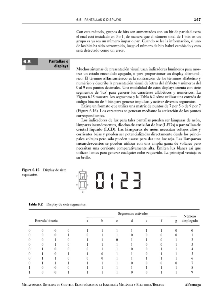 Libro Mecatronica-158-162 | PDF | Diodo emisor de luz | Adquisición de ...