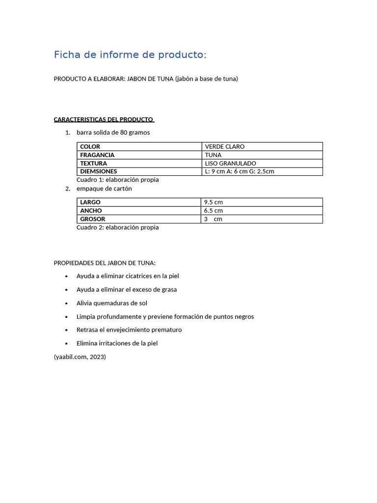 Ficha de Informe de Producto Ale | PDF | Glicerol | Hidróxido de sodio