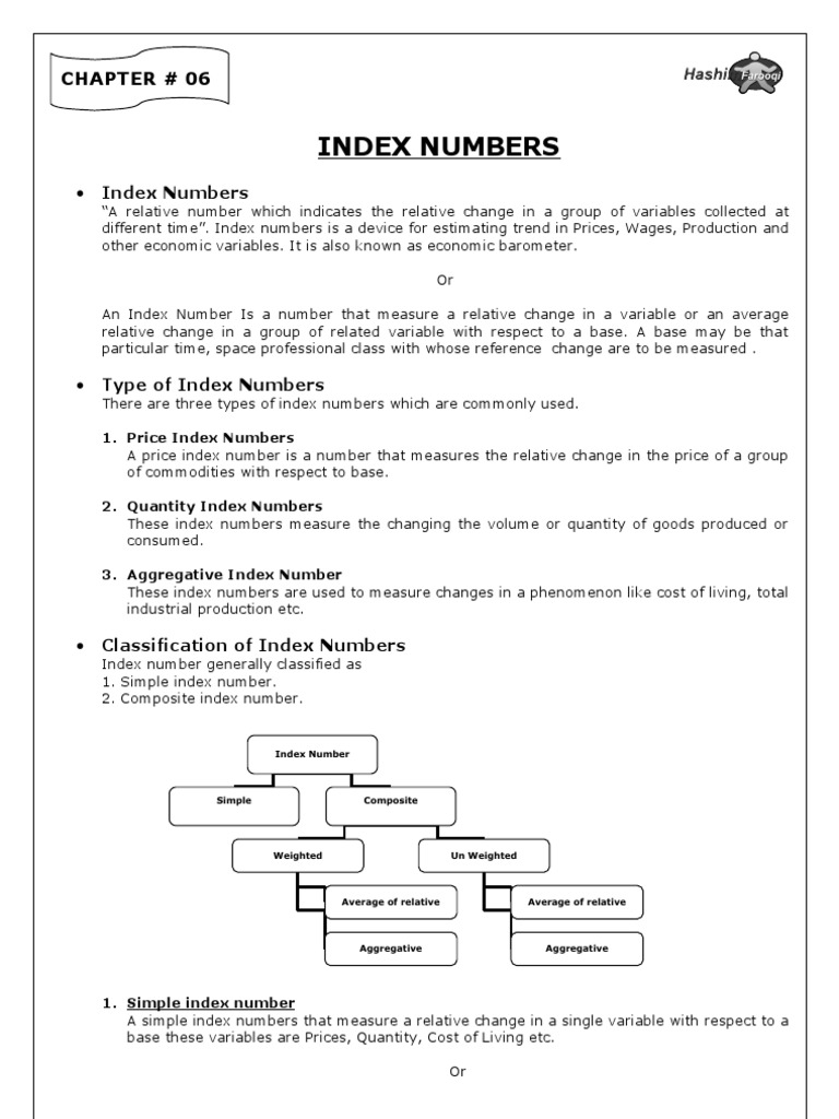 Understanding Index Numbers in Economics | PDF | Price Indices ...