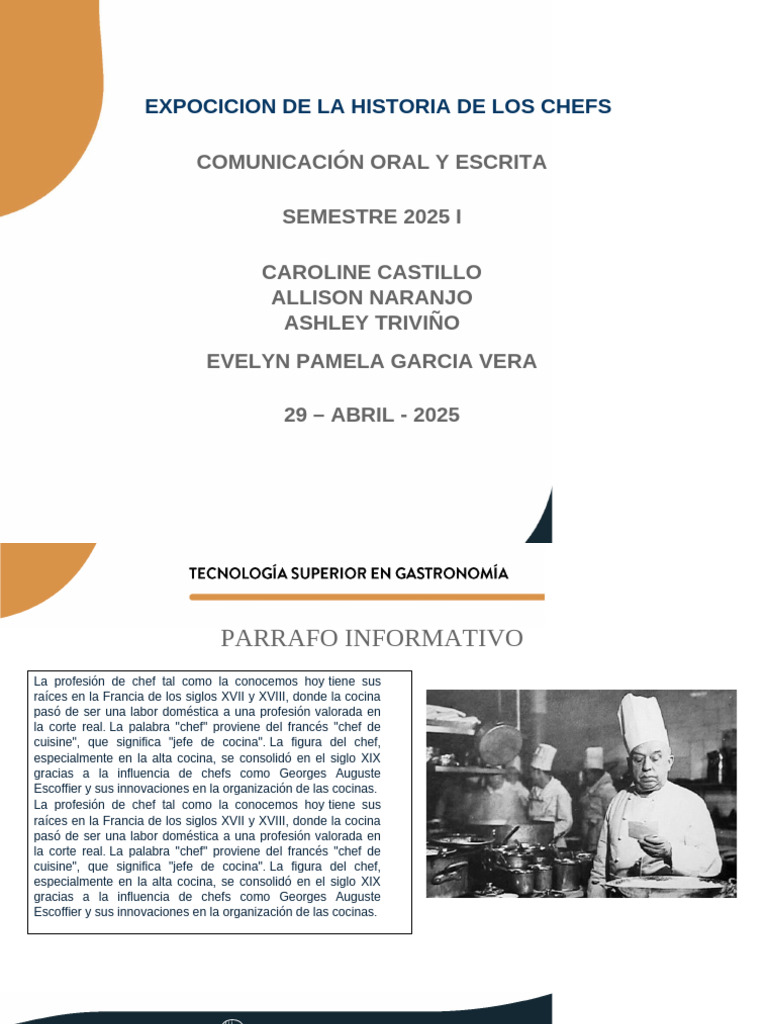 La Historia de Los Chefs | PDF | Cocinando | Cocina