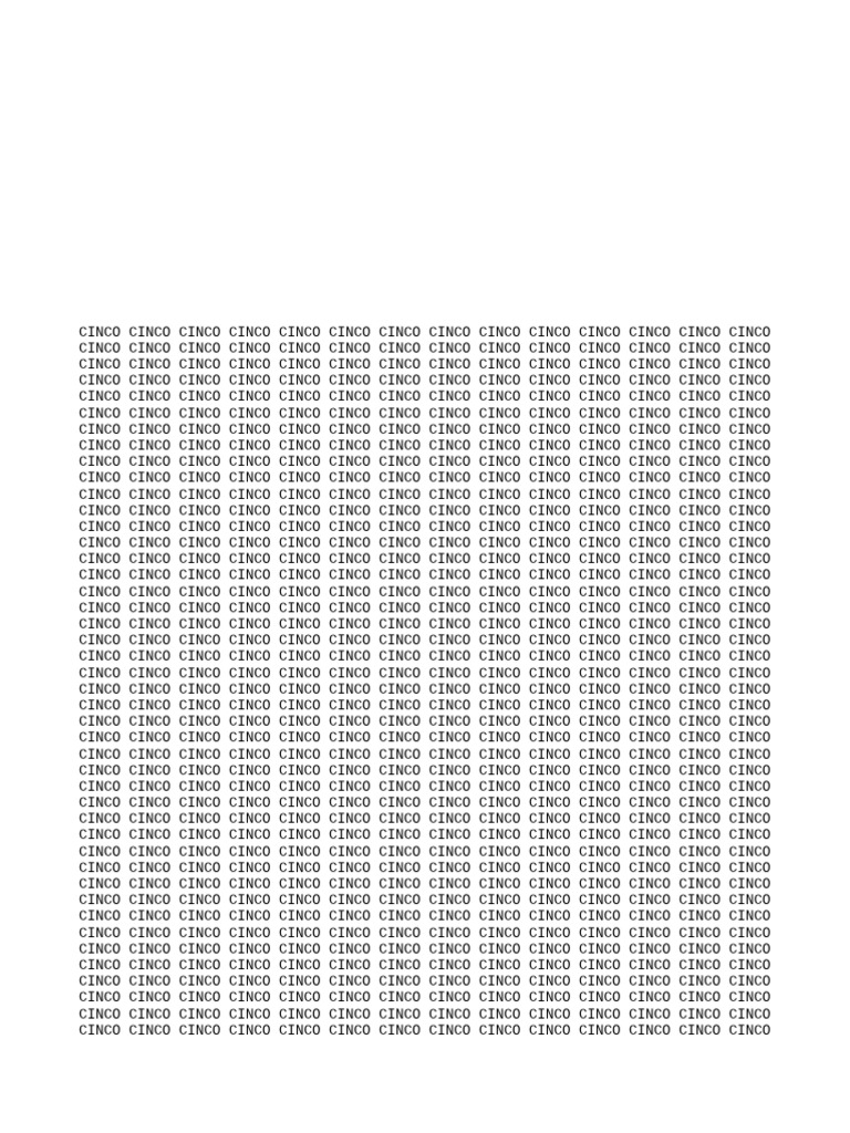 CINCO | PDF