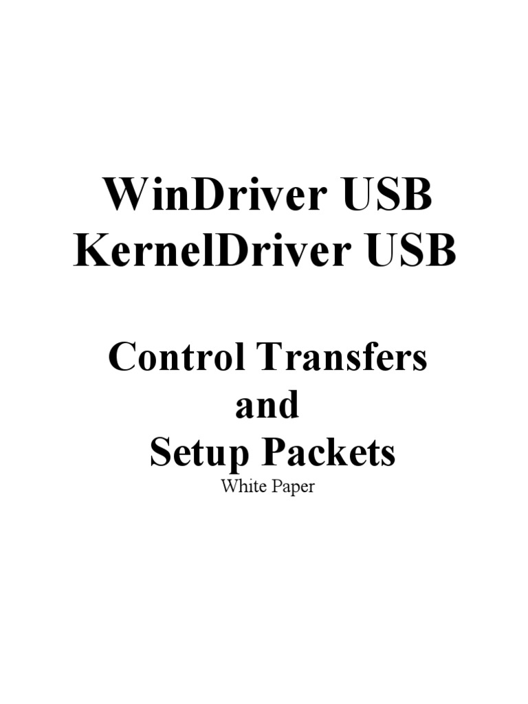 Usb Setup Packets | PDF | Network Packet | Usb