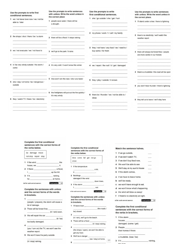 1st Conditional Extra Practice | PDF