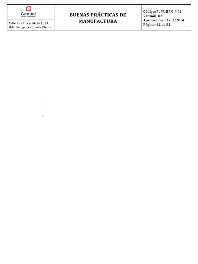 Procedimiento para El Almacenamiento de Materia Prima | PDF