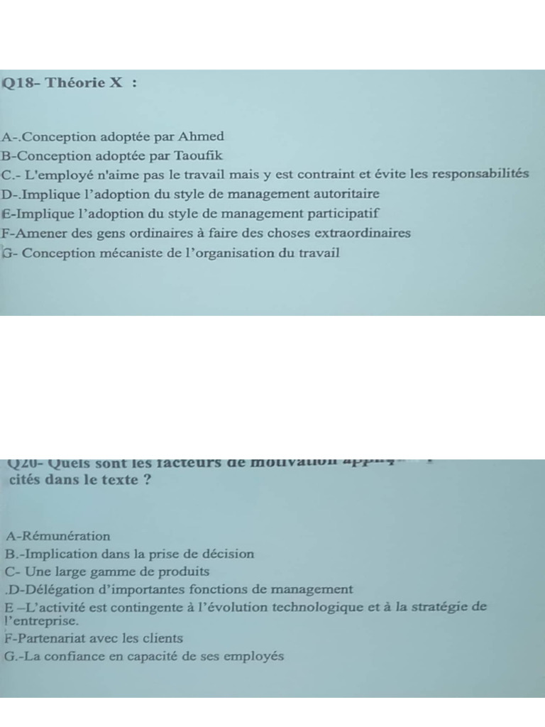 Examen Management SO | PDF