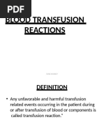 Blood Rection Form | PDF