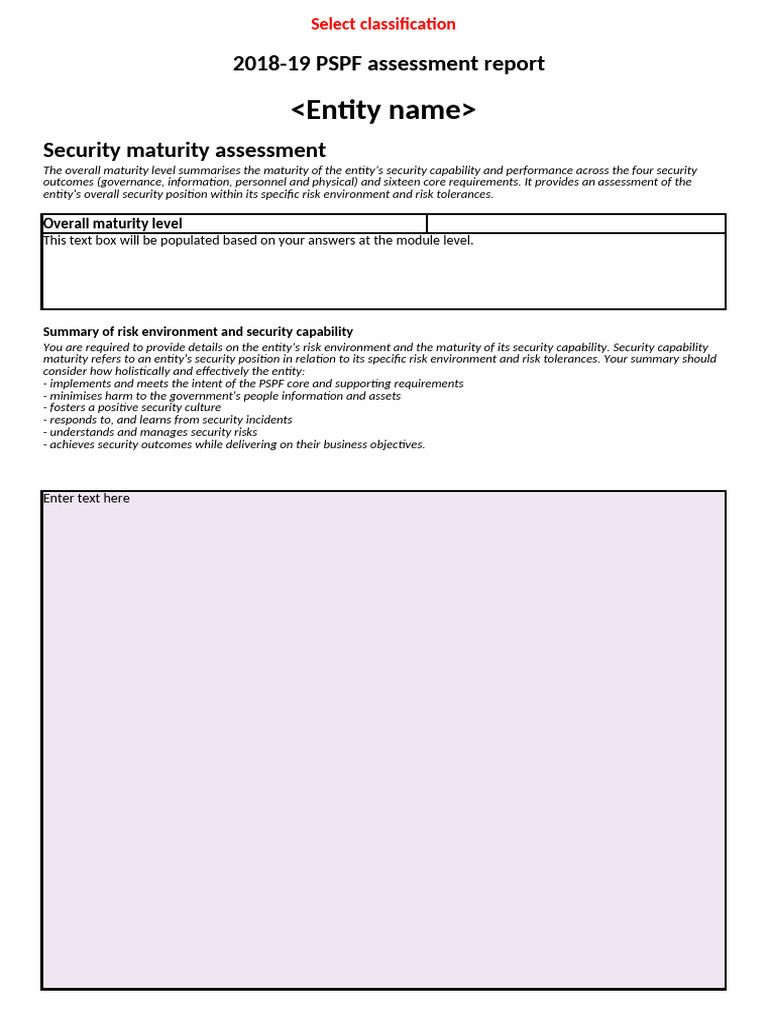 Security+Maturity+Assessment+Checklist | PDF | Risk | Classified ...
