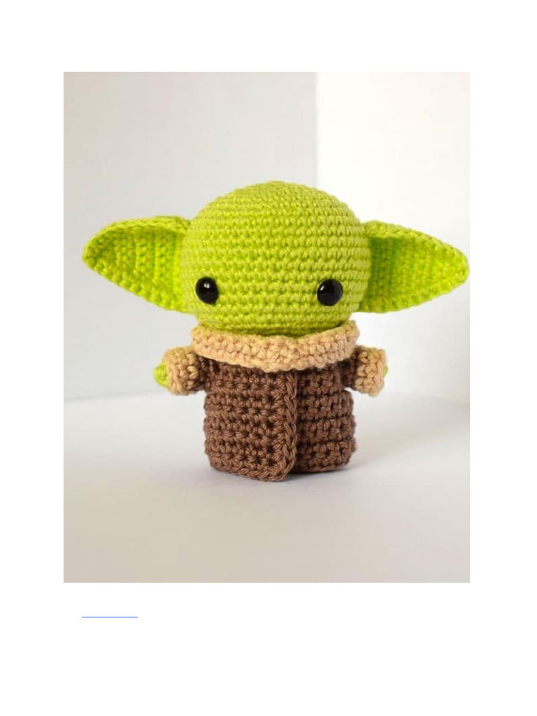 Star Wars Baby Yoda Amigurumi Crochet Pattern | PDF | Crochet | Amigurumi