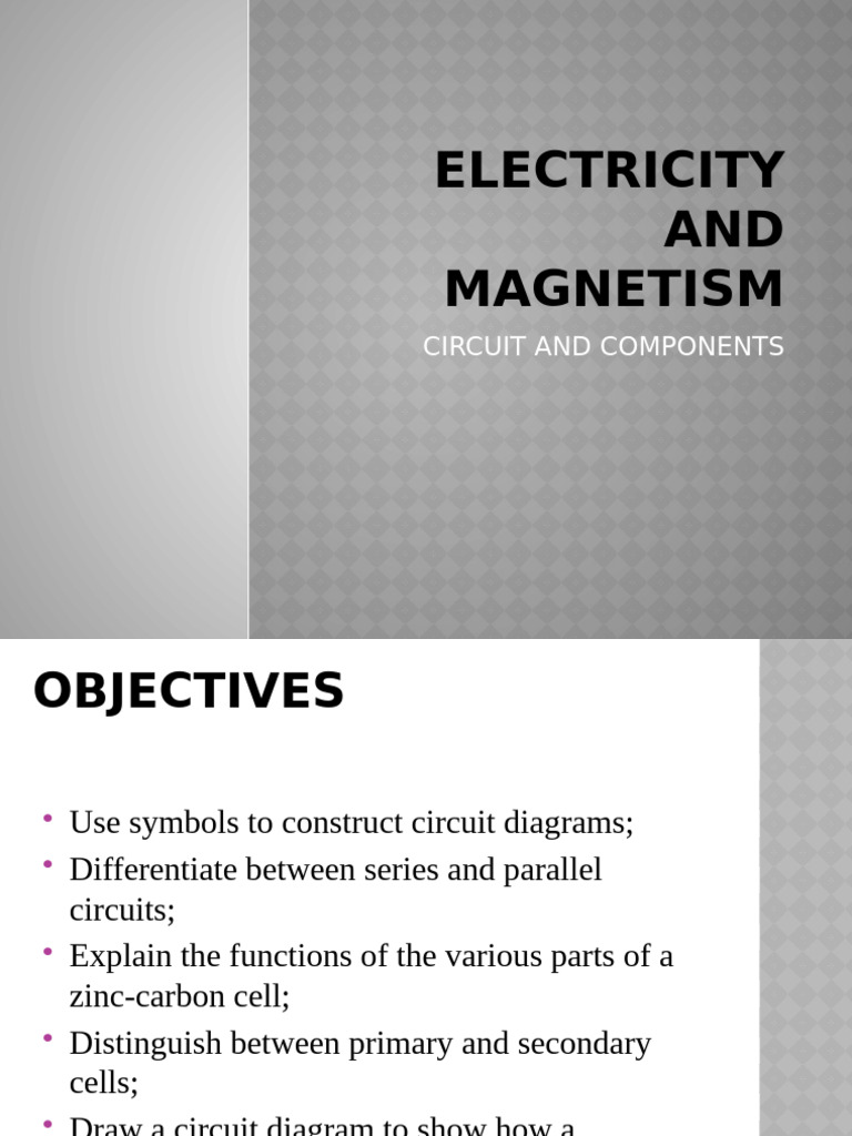 PP Grade 11electricity and Magnetism Lesson 5 | PDF | Rechargeable ...