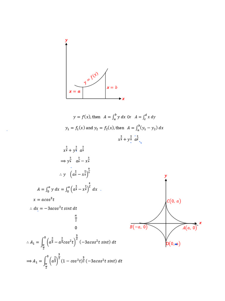Area Calculation of Hypocycloid | PDF