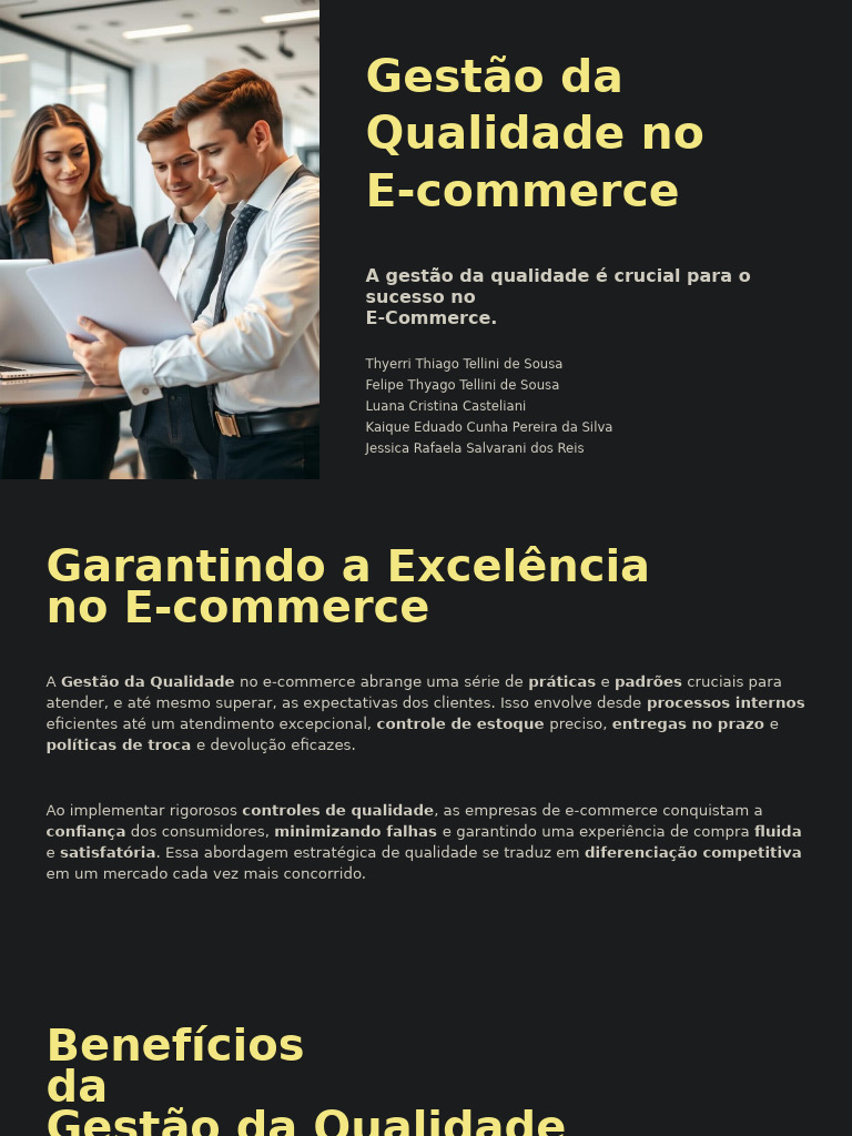 FUNDAMENTOS DA GESTAO DE QUALIDADE - ECOMMERCE1 | PDF | Qualidade (negócios) | E-commerce