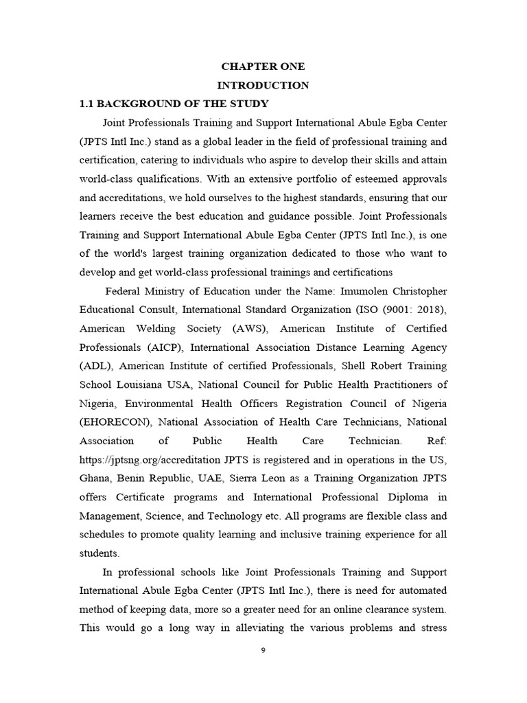 Student Clearance System Cha 1 - 5 | PDF | World Wide Web | Internet & Web