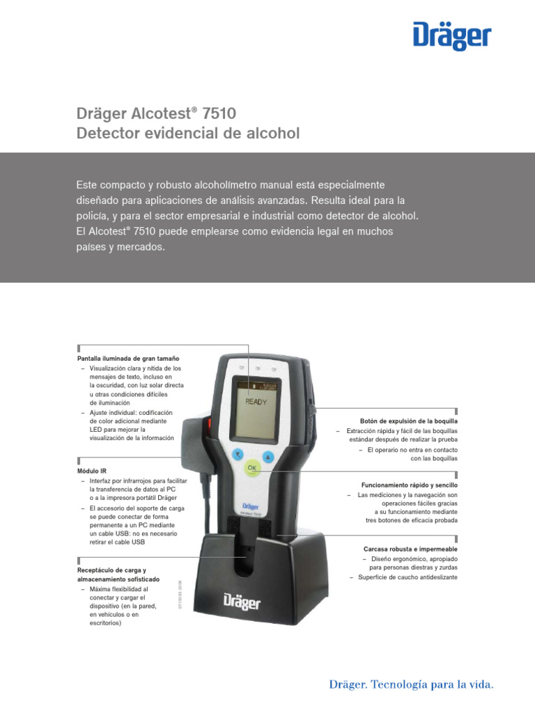 Alcotest 7510 Pi 9102056 Es Es | PDF | Diodo emisor de luz | USB