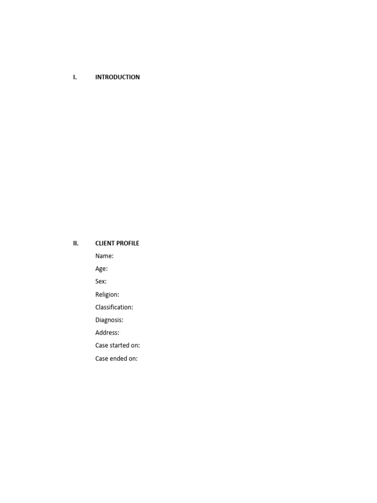 Family Care (Case) Study | PDF | Thorax
