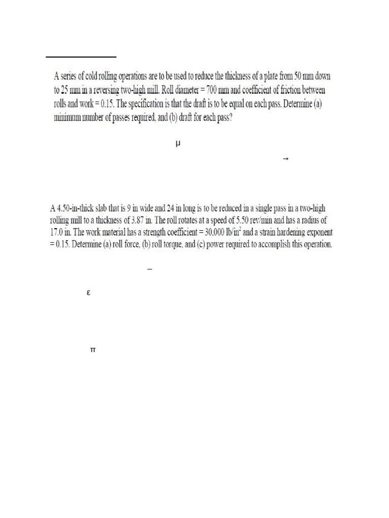 Forging Extrusion Rolling Qs-Solution | PDF