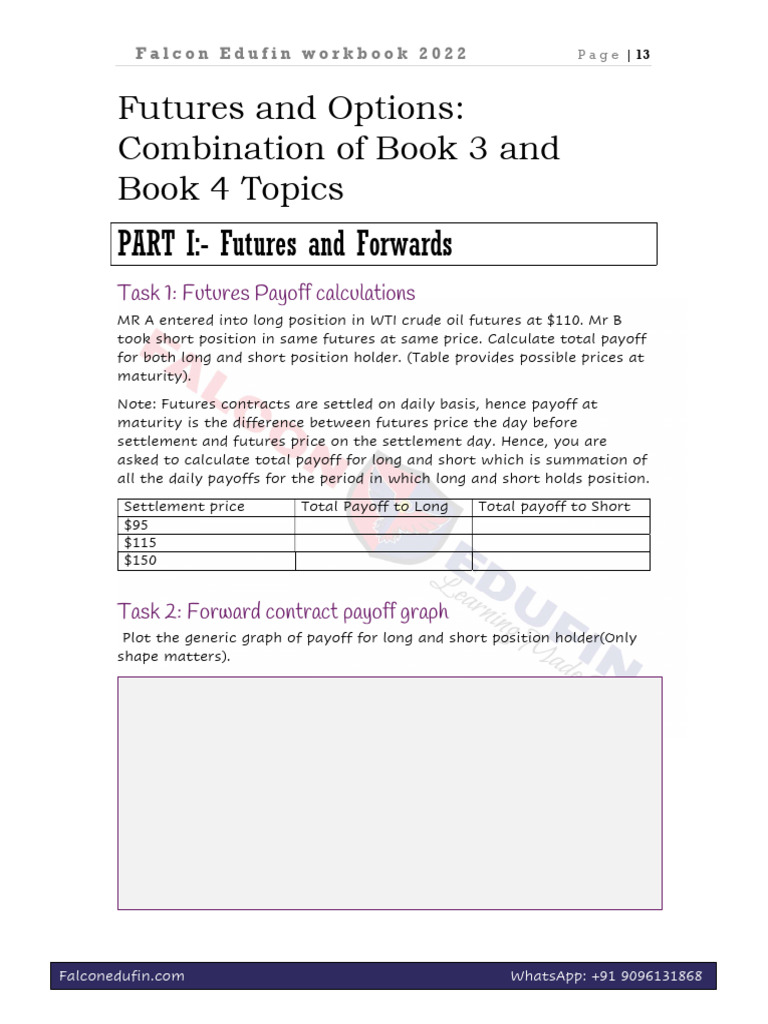 Forwards and Options Part I - Forwards and Futures | PDF | Futures Contract | Hedge (Finance)