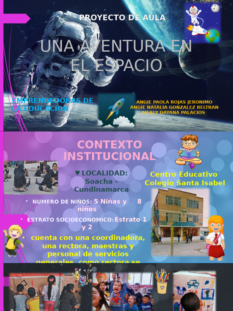 Una Aventura en El Espacio Pro | PDF | Aprendizaje | Creatividad