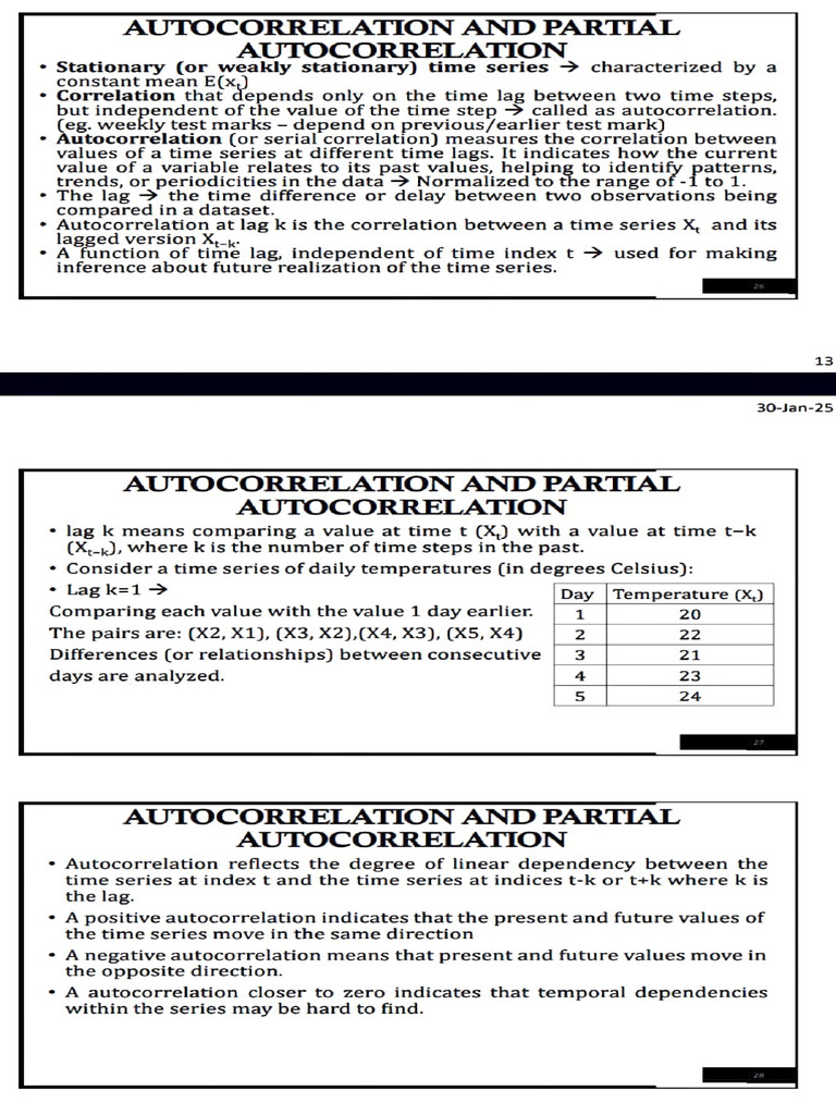 Auto Correlation and Partial Correlation | PDF | Autocorrelation | Time Series