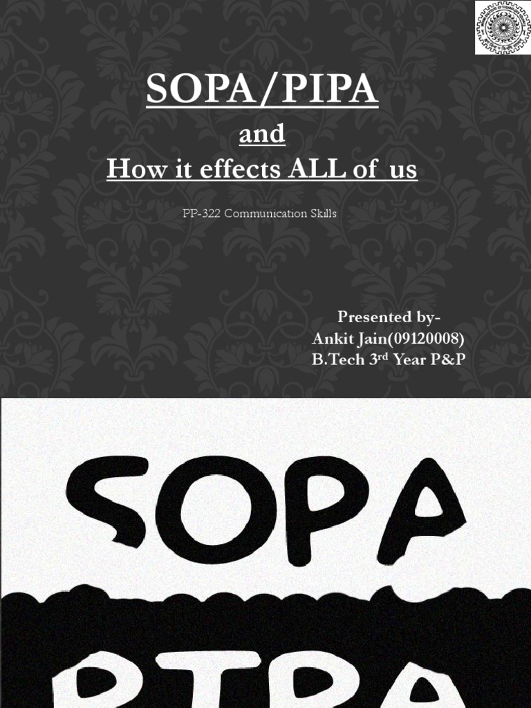 Sopa and How It Effects Us | PDF | Copyright Infringement | Computer Law