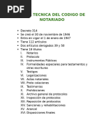 Código de Notariado | PDF | Derecho Civil (Common Law) | Ley común