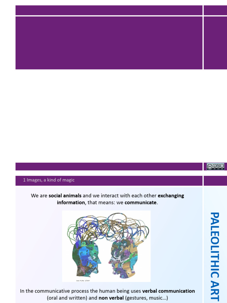 Unit 2 - Paleolithic Art | PDF | Paleolithic | Communication