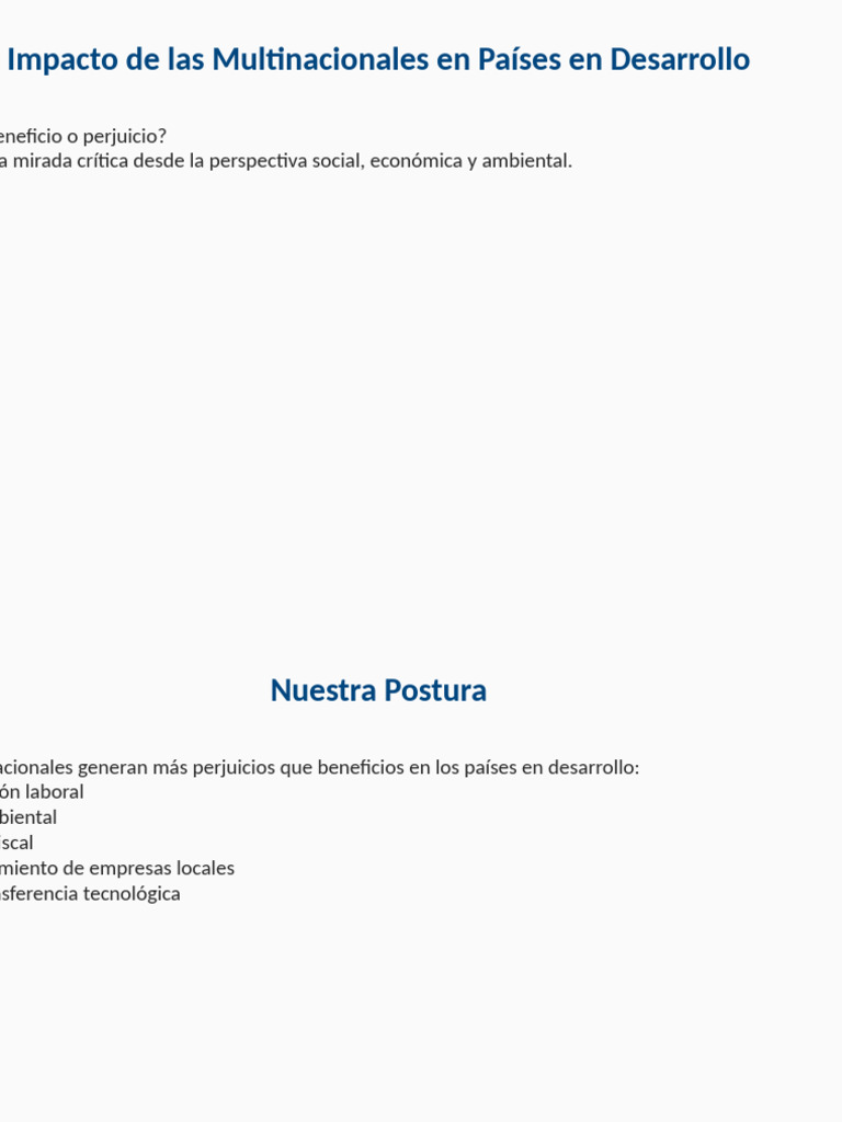 Multinacionales Debate Visual Mejorado | PDF