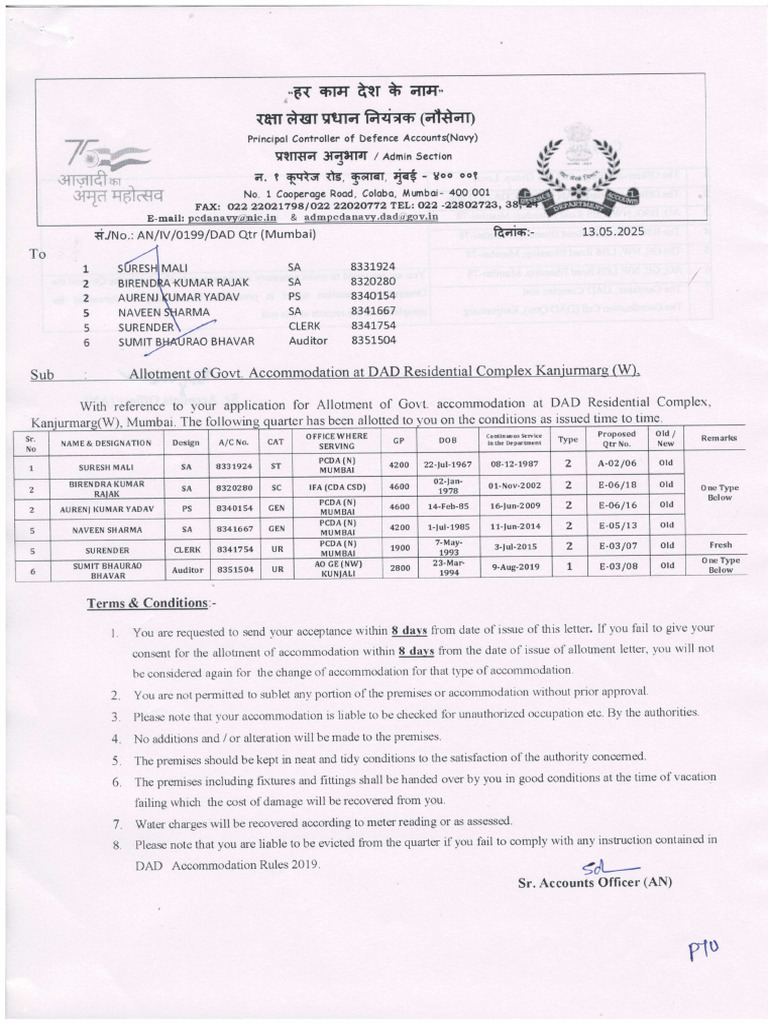 Allotment Copy (Office Copy) | PDF