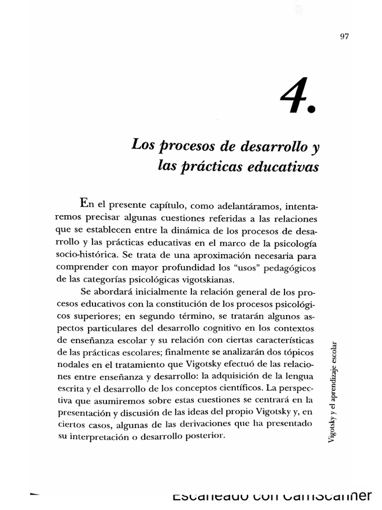 Baquero - Vigotsky Cap 4 | PDF