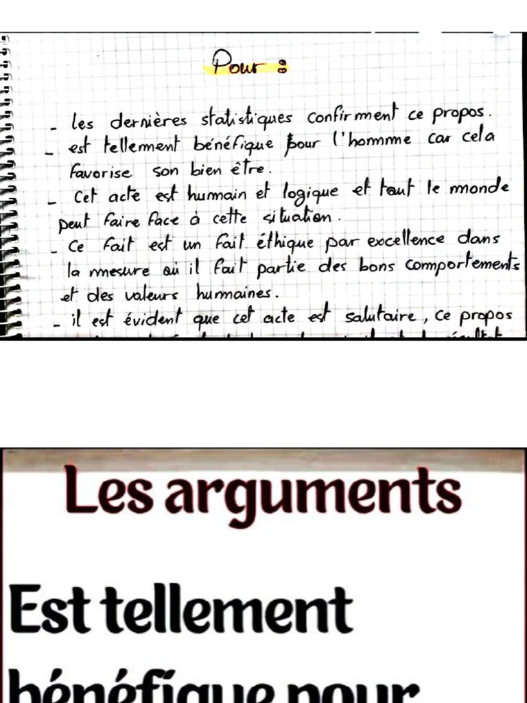 Les Arguments | PDF
