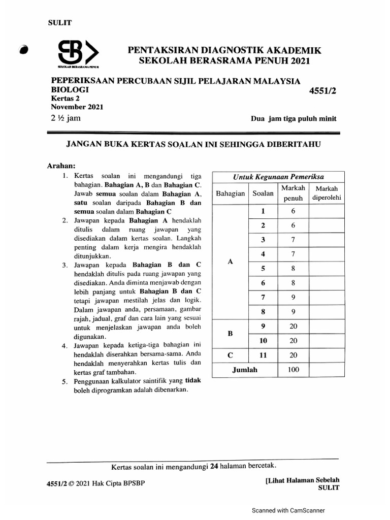 SBP Trial 2021 | PDF