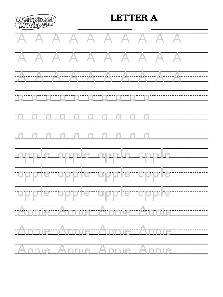 Letter A | PDF