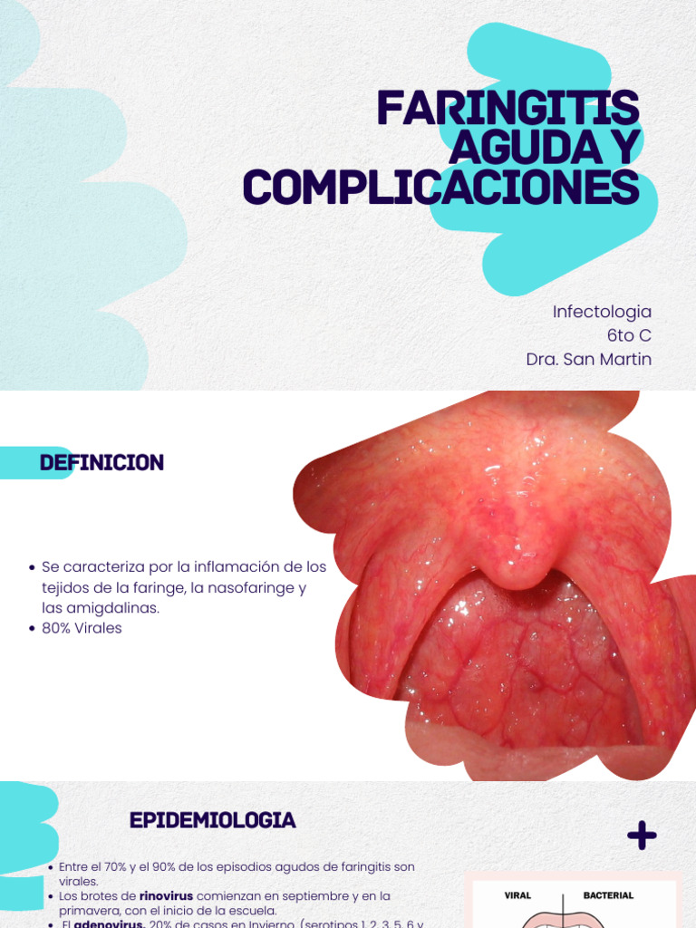 Faringitis Aguda | PDF | Enfermedades animales | Medicina CLINICA