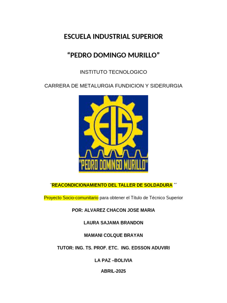 Acjm - Ebl.mcb.p.socio-Comunitario Abril 25 | PDF