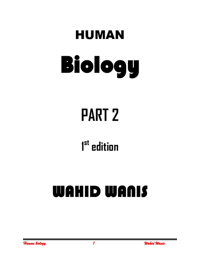 human biology 2 | PDF | Ear | Central Nervous System