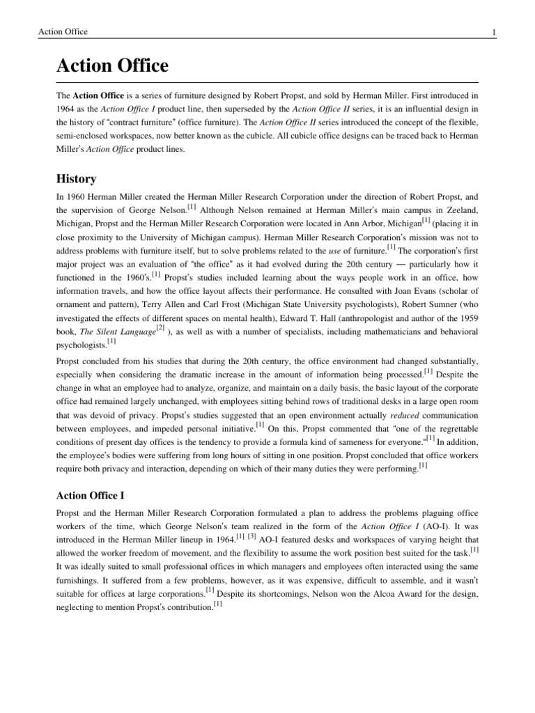 Action Office | PDF | Furniture | Interior Design