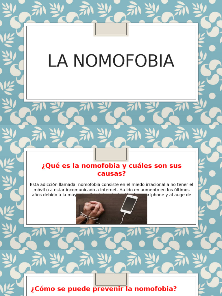 La Nomofobia | PDF