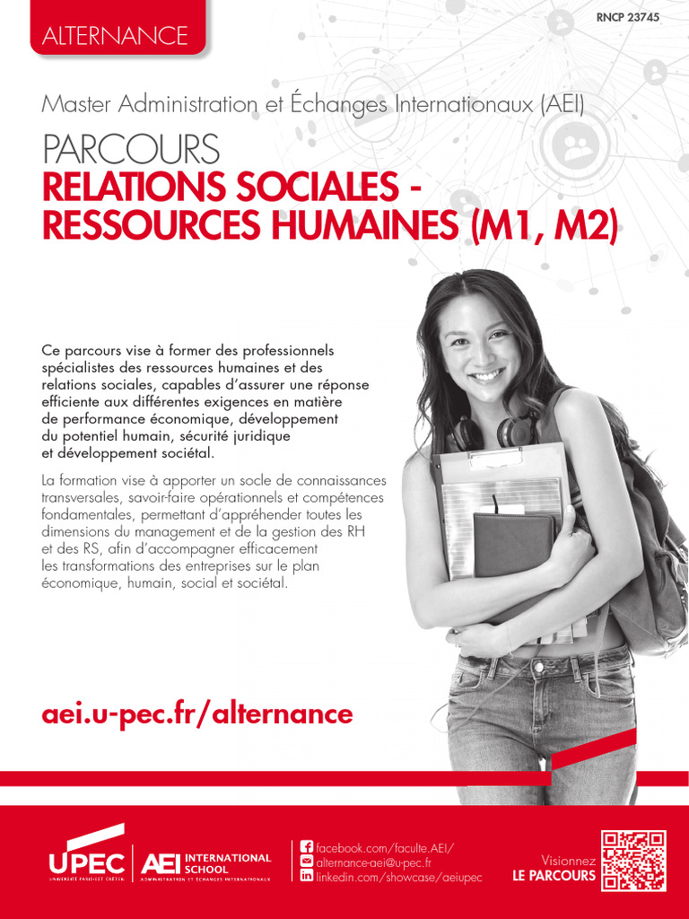 Master AEI : RH et Relations Sociales | PDF | Gestion des ressources ...