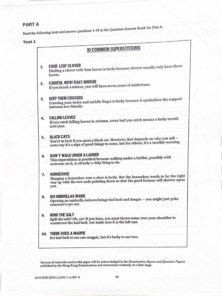 2021 DSE ENG Paper1 | PDF