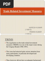 Overview of TRIMs Agreement in Trade | PDF | General Agreement On ...