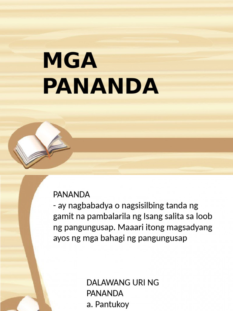 Mga Pananda Report Angel | PDF