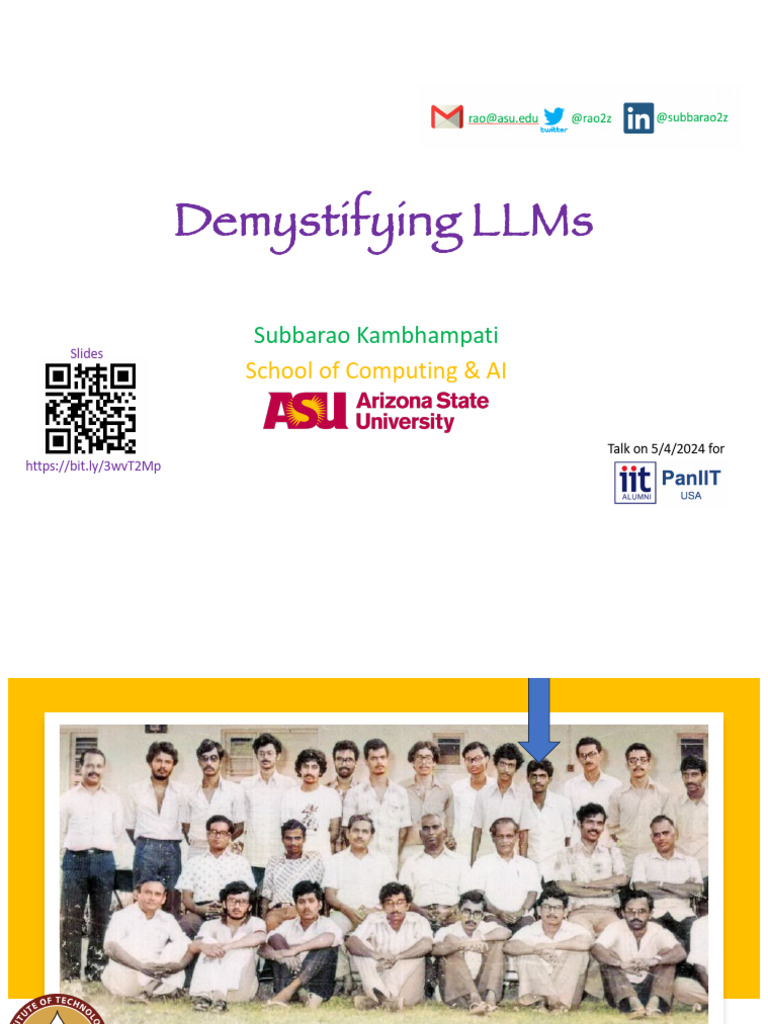 paniit-demystifying-llms | PDF | Artificial Intelligence | Intelligence (AI) & Semantics
