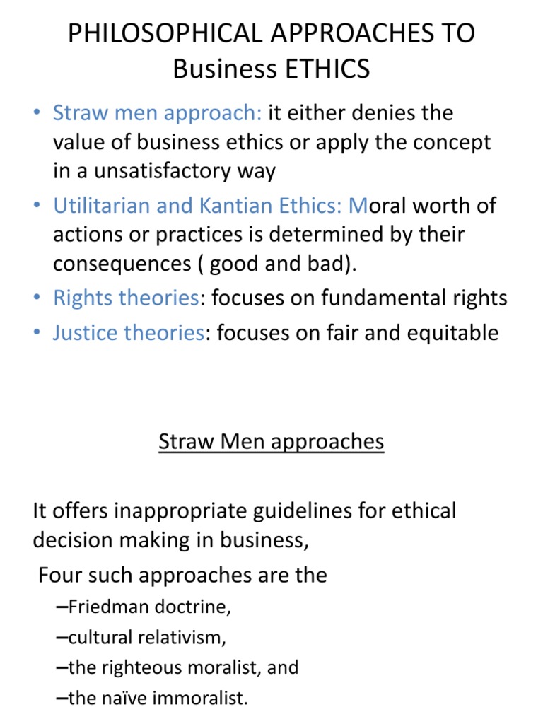 Philosophical Approaches to Ethics-4 (1) | Stakeholder (Corporate ...